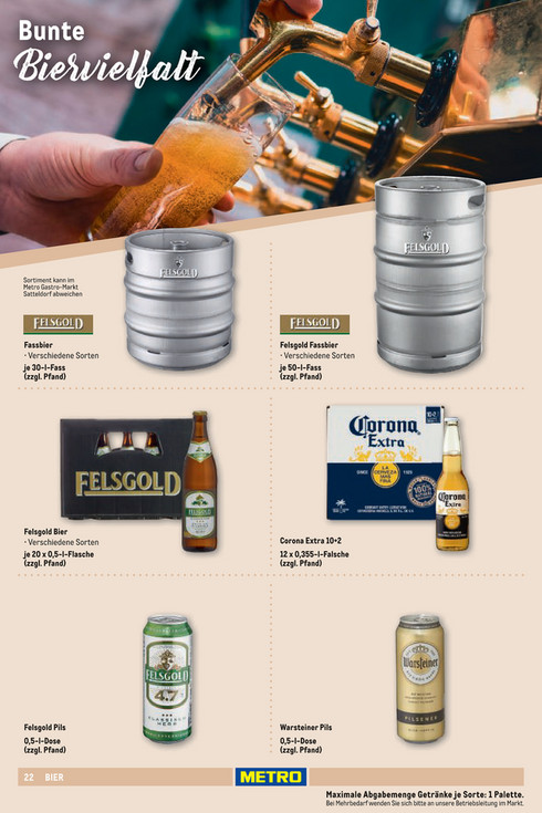 Felsgold Pils 30 lFass - 30,00 l Fass