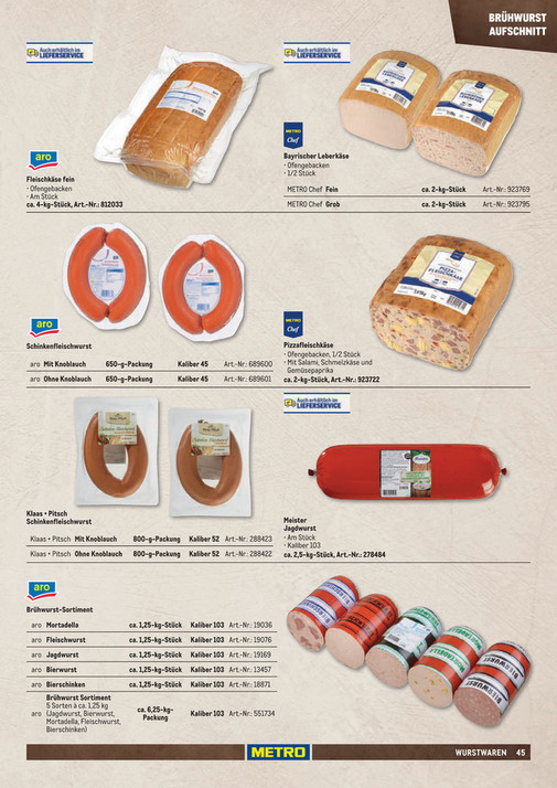 RIOBA Delikatess Leberwurst fein, mit Kalbsfleisch, 20 Stück à 25 g ...