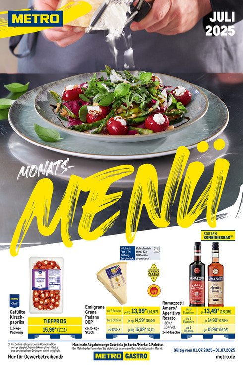 METRO Chef Pommes Frites 8 x 8 mm, 2 Stück à 5 kg - 10 kg Karton