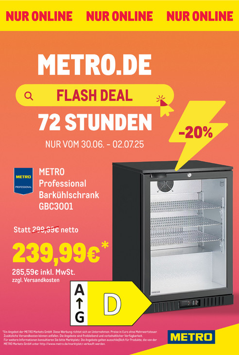 METRO Chef Pommes Frites 8 x 8 mm, 2 Stück à 5 kg - 10 kg Karton