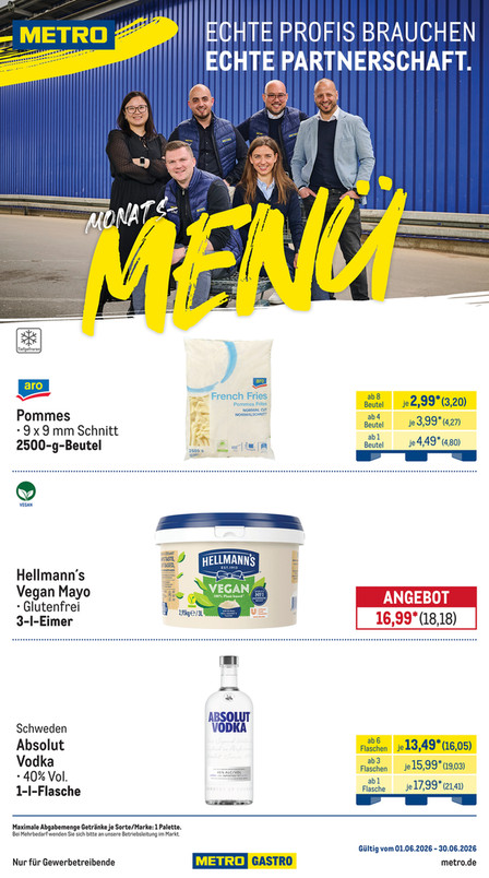 METRO DE - Monats-Menü - Seite 2